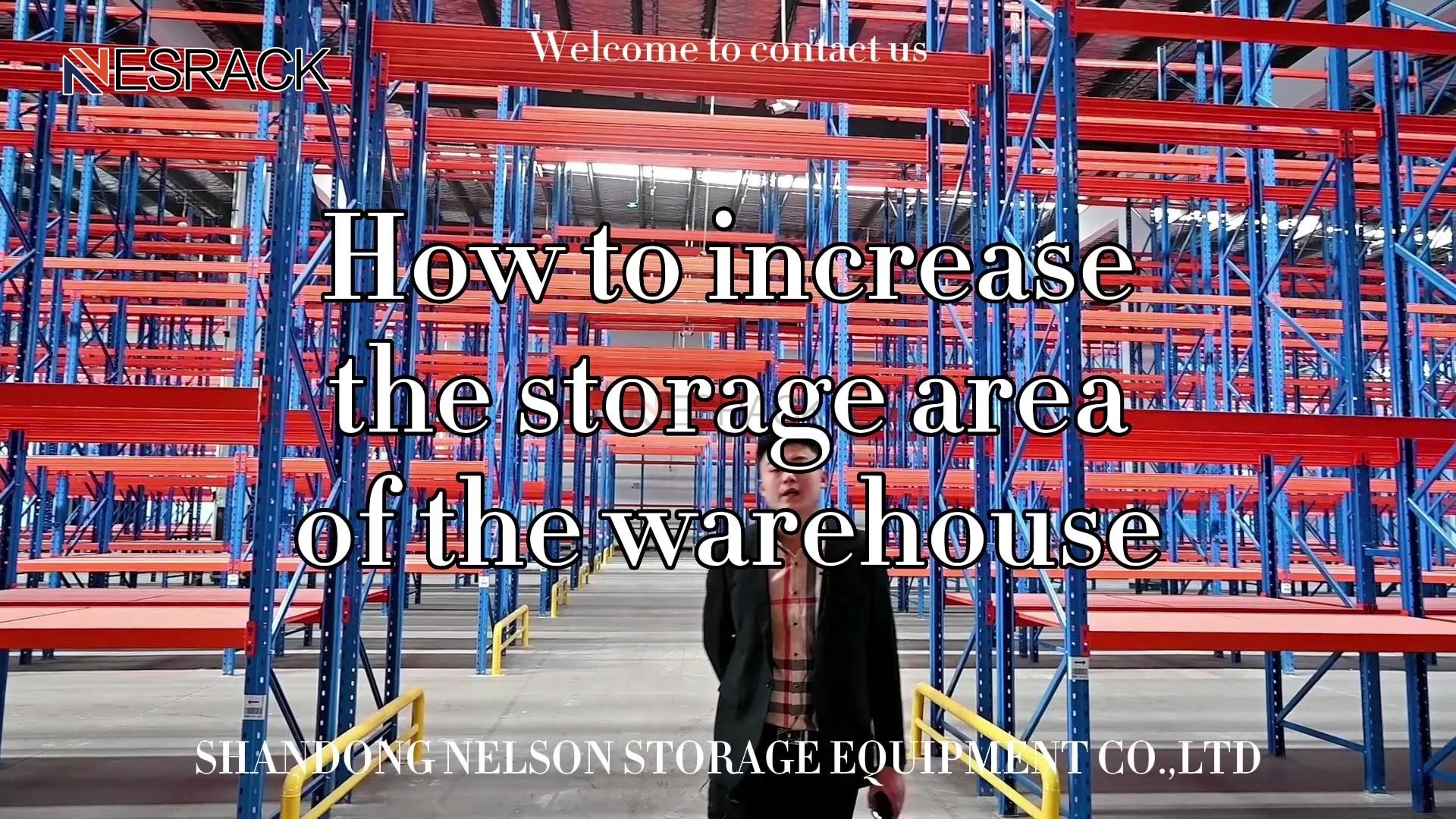 Standard Racking Types Double Deep Pallet Rack In Warehousing Management Systems Warehouse ...
