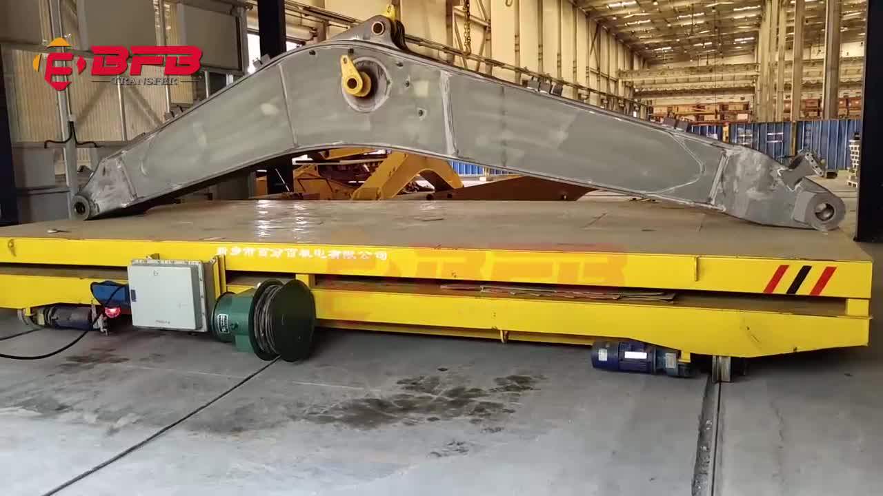 Heavy Load Automated Steel Mill Rail Transfer Wagon For Material ...