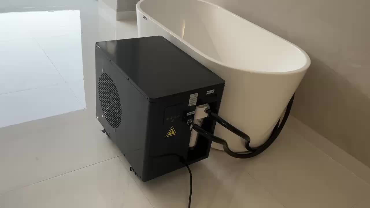 1hp Water Chiller Ice Bath Chiller Hot & Cold Ozone Pump Filter Uv Can ...