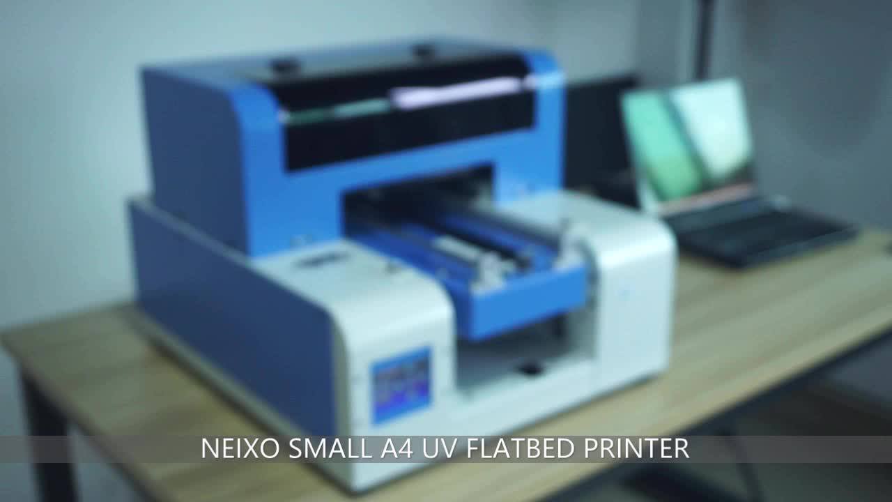 A4 6 Color Inkjet Leather Printing Machine Flatbed Uv Printer - Buy A4 ...