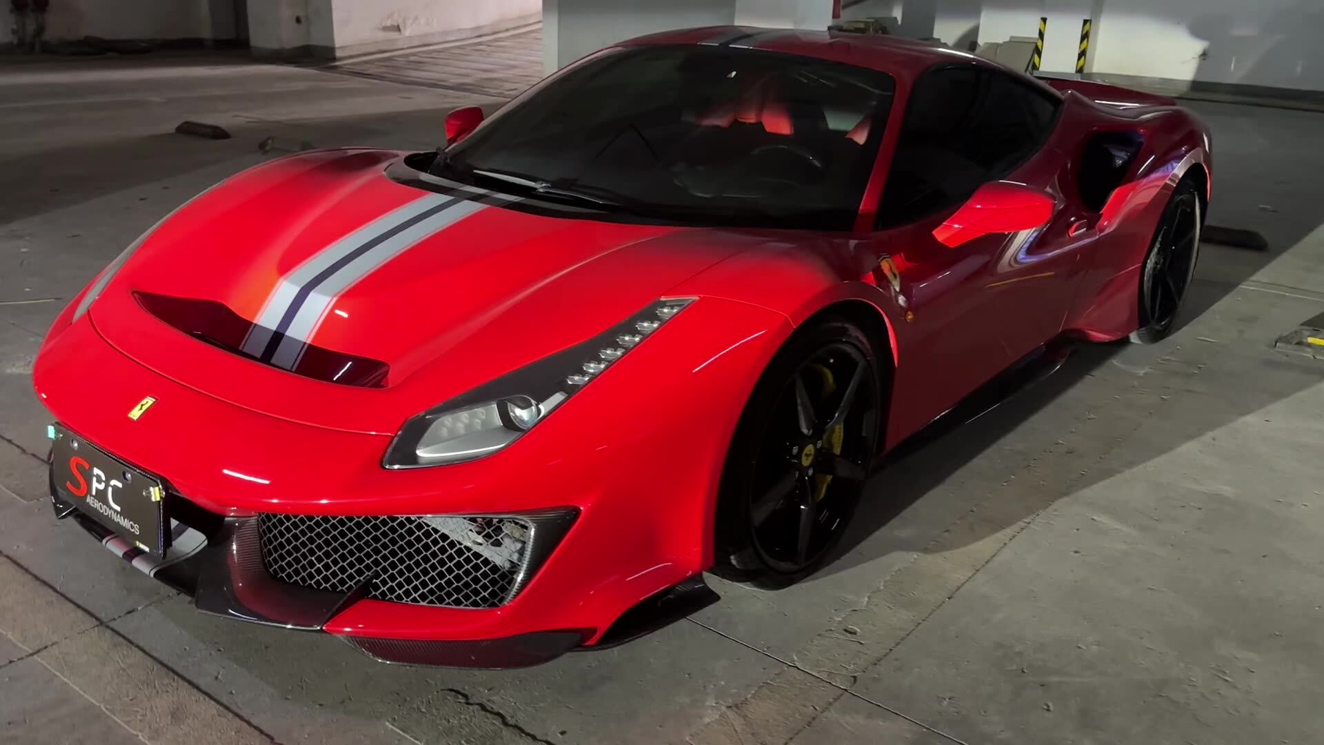 Spc 488 Pista Body Kit For Ferrari 488 Gtb Dry Carbon Fiber Pista Body ...