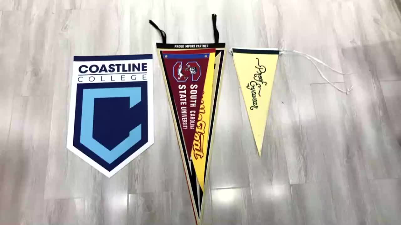 Sport Felt Banner / Felt Pennants / Custom Advertising Felt Pennant ...