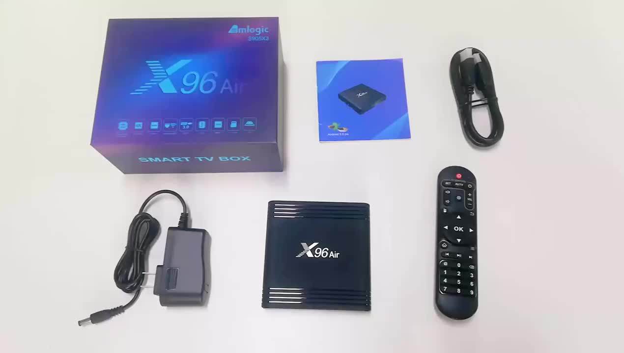Android 9.0 X96 Air Smart Tv Box 4gb 64gb Rom 8k Amlogic S905x3 2.4g&5g ...