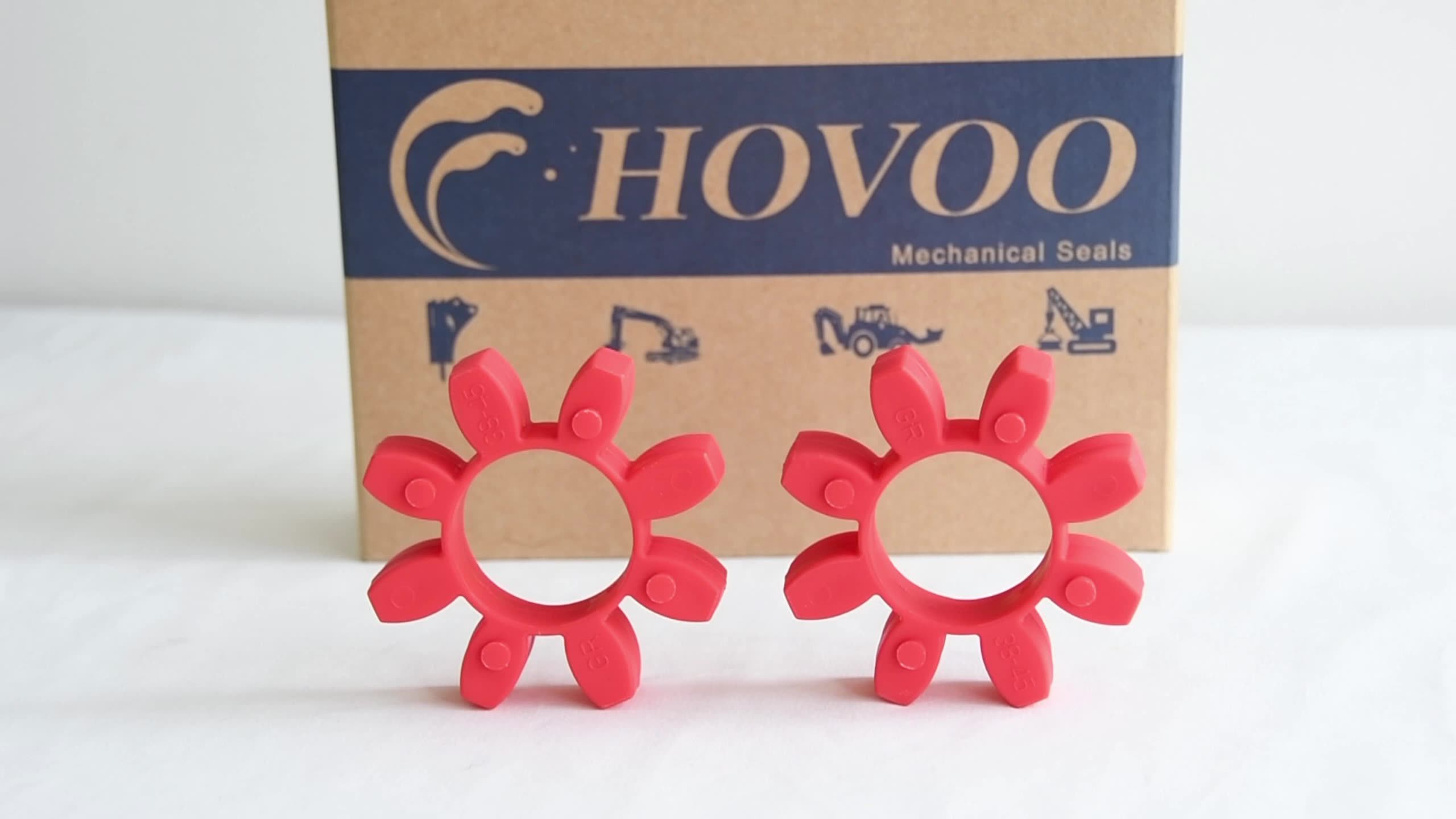 Hovoo Rotex Gr38 Red Flexible Gr Type Shaft Jaw Coupling - Buy Lovejoy ...