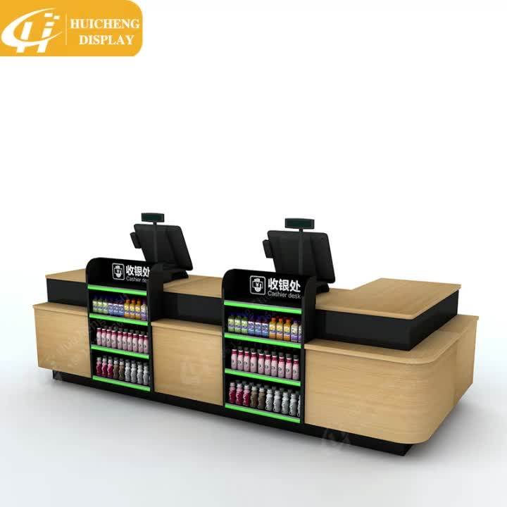 Modern Cashier Drawer Counter Cashier Supermarket Cashier Counter Table ...