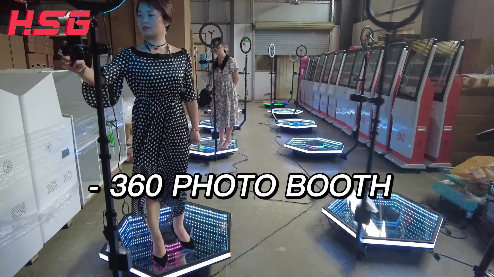 100cm Meteor Lights Tempered Glass 360 Photo Boots 115cm Glass Backdrop ...