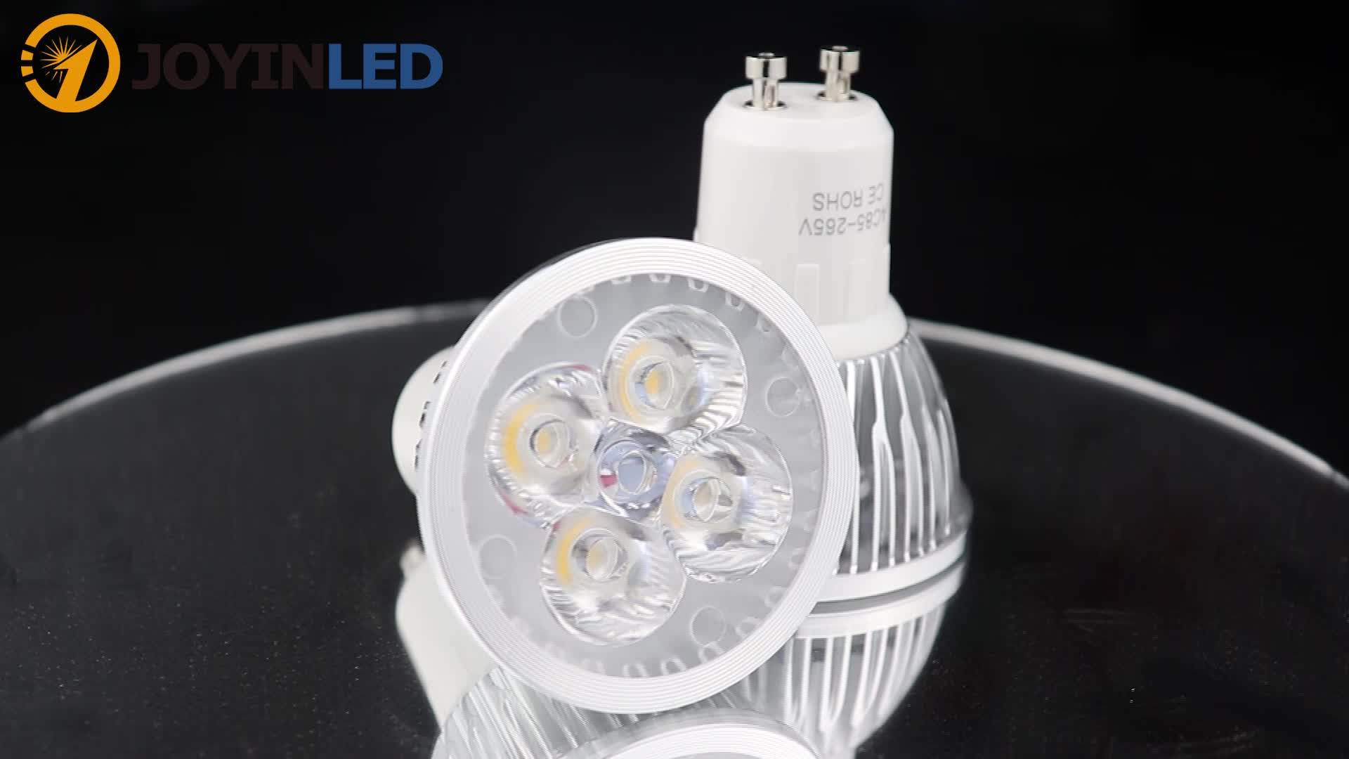 3w 4w Recessed Gu10 Mr16 Lamp Led Spotlights Dc12v Led Spot Light Bulbs 3000k 4000k 6000k For ...