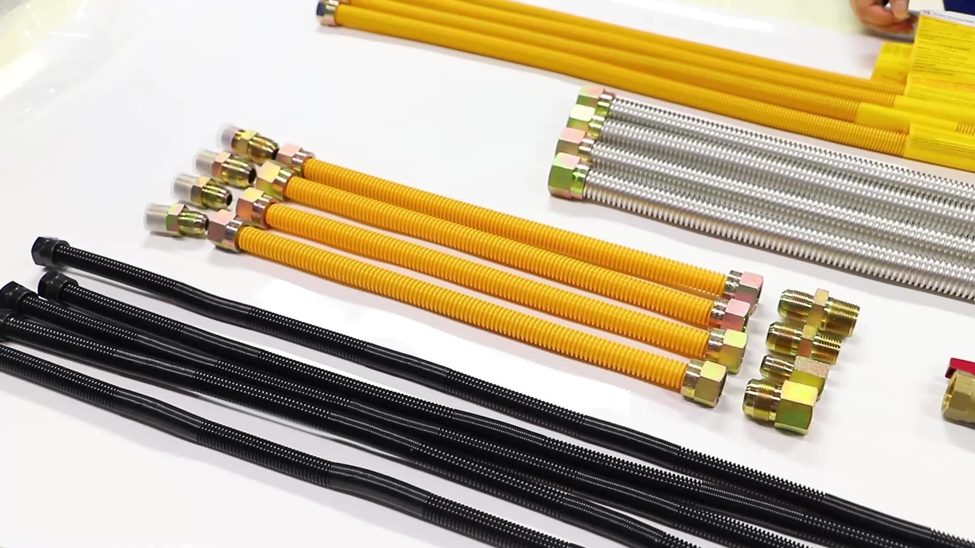 More Popular Corrugated Gas Pipe Gas Connectors Male And Female Esily ...