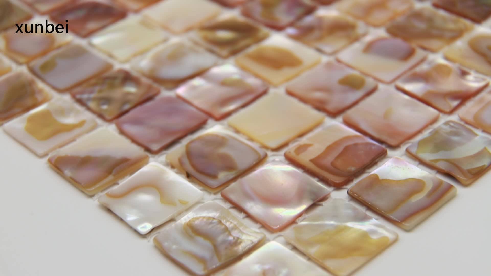 Spell Color Shell Ceramic Capiz Shell Wallpaper Floor Mosaic Tiles ...