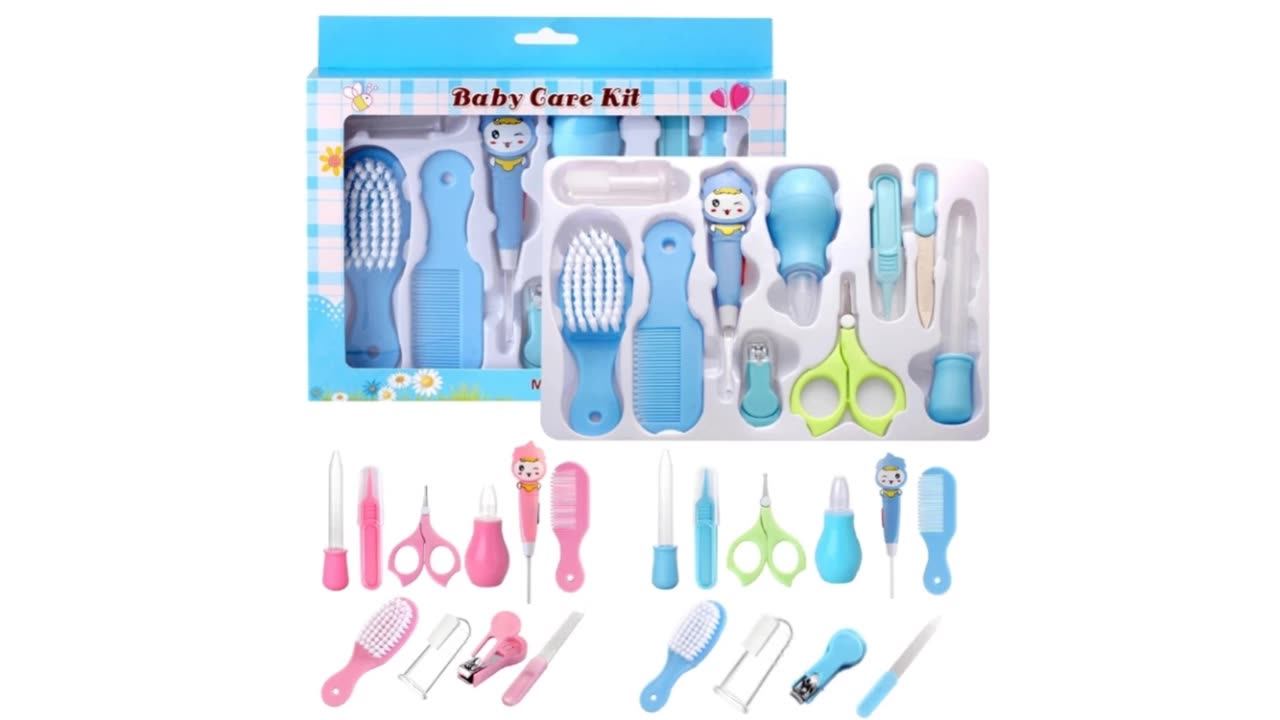 10pcs/set Baby Nail Trimmer Kids Care Kit Portable Newborn Baby ...