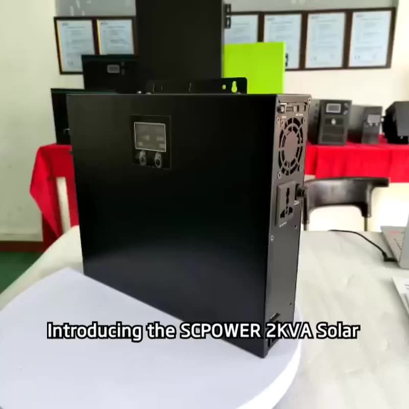 Scpower 2kva Solar Inverter 12vdc 24vdc Solar Battery With Inverter ...