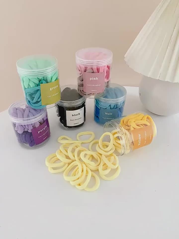 50 Sets Of Korean Headbands,Girls Tie Hair Ropes,Rubber Bands,High ...