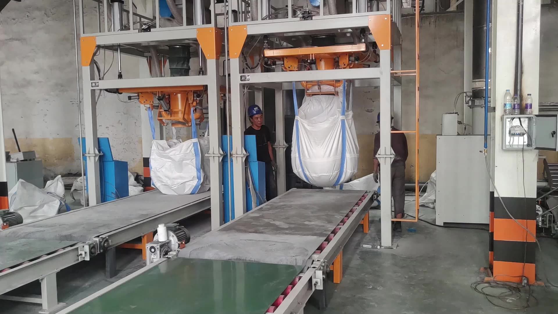 1000kg Big Bag Packing Machine Bulk Bag Jumbo Lime Limestone Filling ...