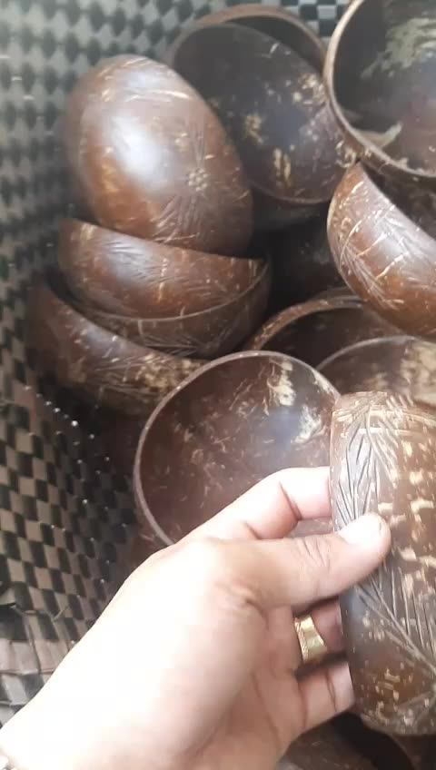 Sustainable Eco-friendly Handmade Coconut Bowl Set Wholesale Coconut Shell Bowls From Vietnam ...