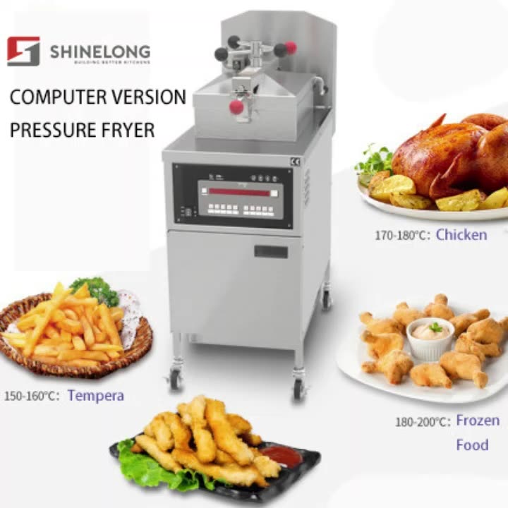 Commercial Broaster Chicken Fryer Machine Gas Industrial Fried Chicken Restaurant Pressure Fryer ...