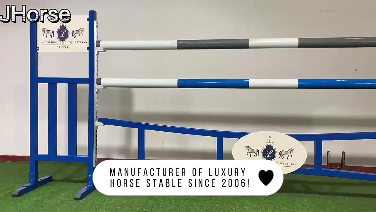 Customized Sponsor Jump Aluminum Standards Wooden Jump Poles Easy To ...