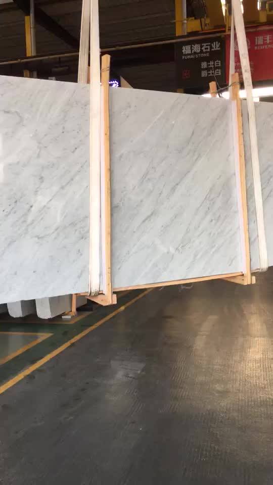 Polished Italy Marmor Stone White Bianco Carrara Carrera Marble Slabs ...