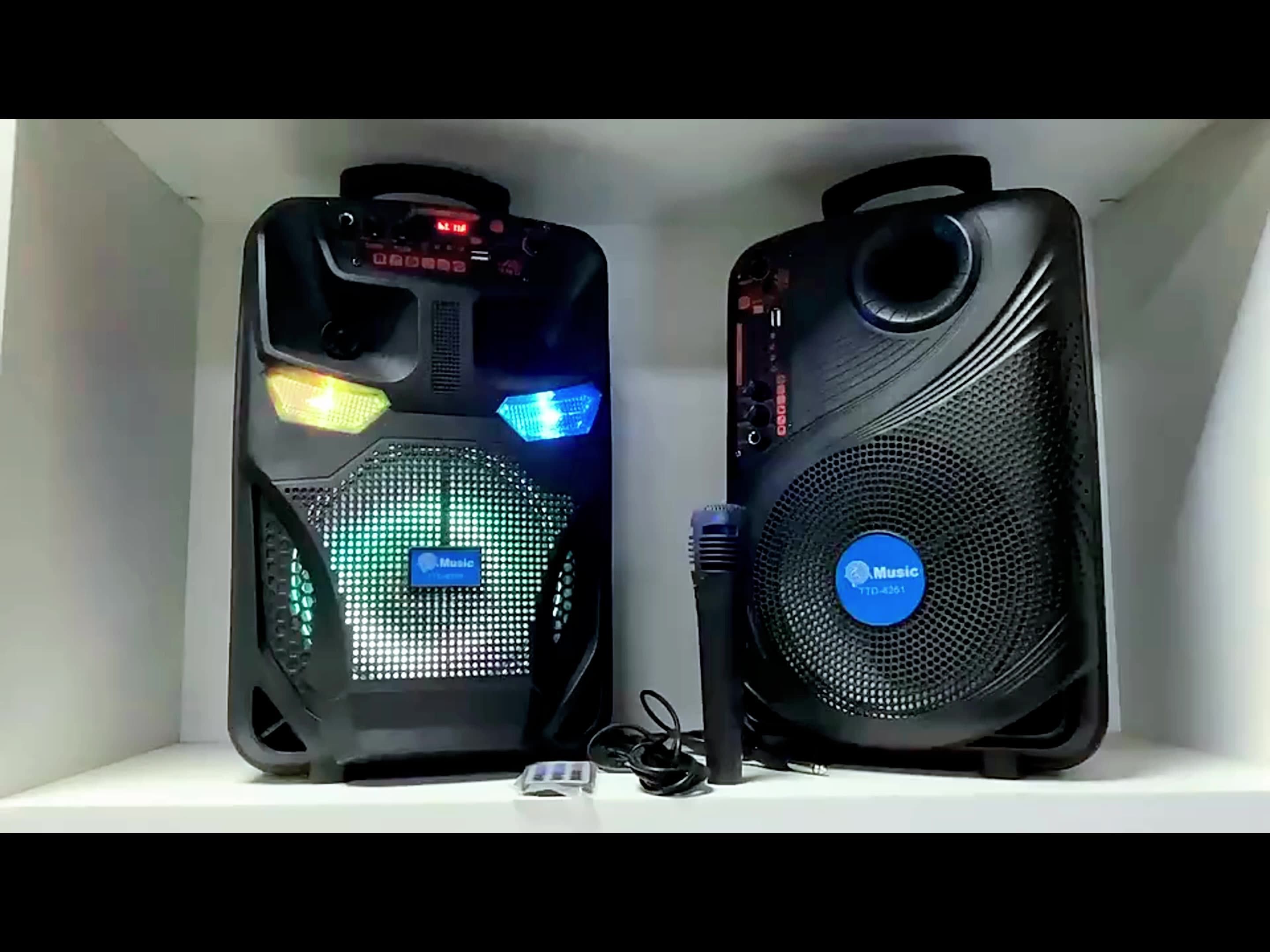 Ttd-8250&8251 Party Audio Player Home Theater System Karaoke Colorful ...