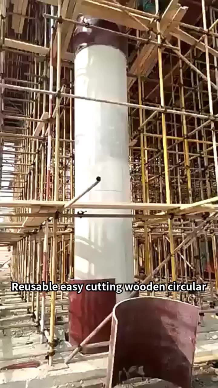 Zeemo Circular Wood Round Column Formwork Price For Concrete Columns ...