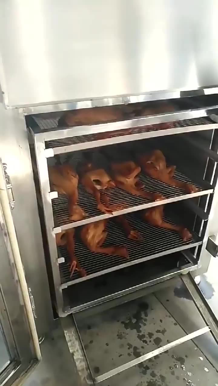 Damatic Commercial Cabinet Ham Fish Smoker Meat Curing Kebab Smoking ...