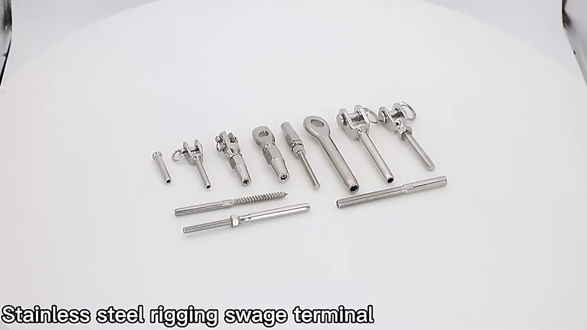 304 316 Stainless Steel Wire Rope Accessory M8 Turn Buckle Machined ...