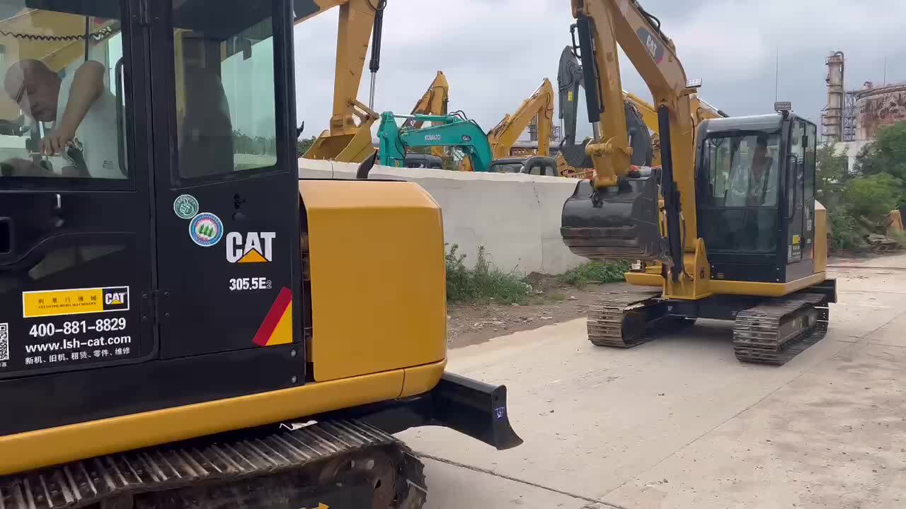 Used Excavator Cat 305.5e Mini Excavator Used Caterpillar 305 305.5e ...