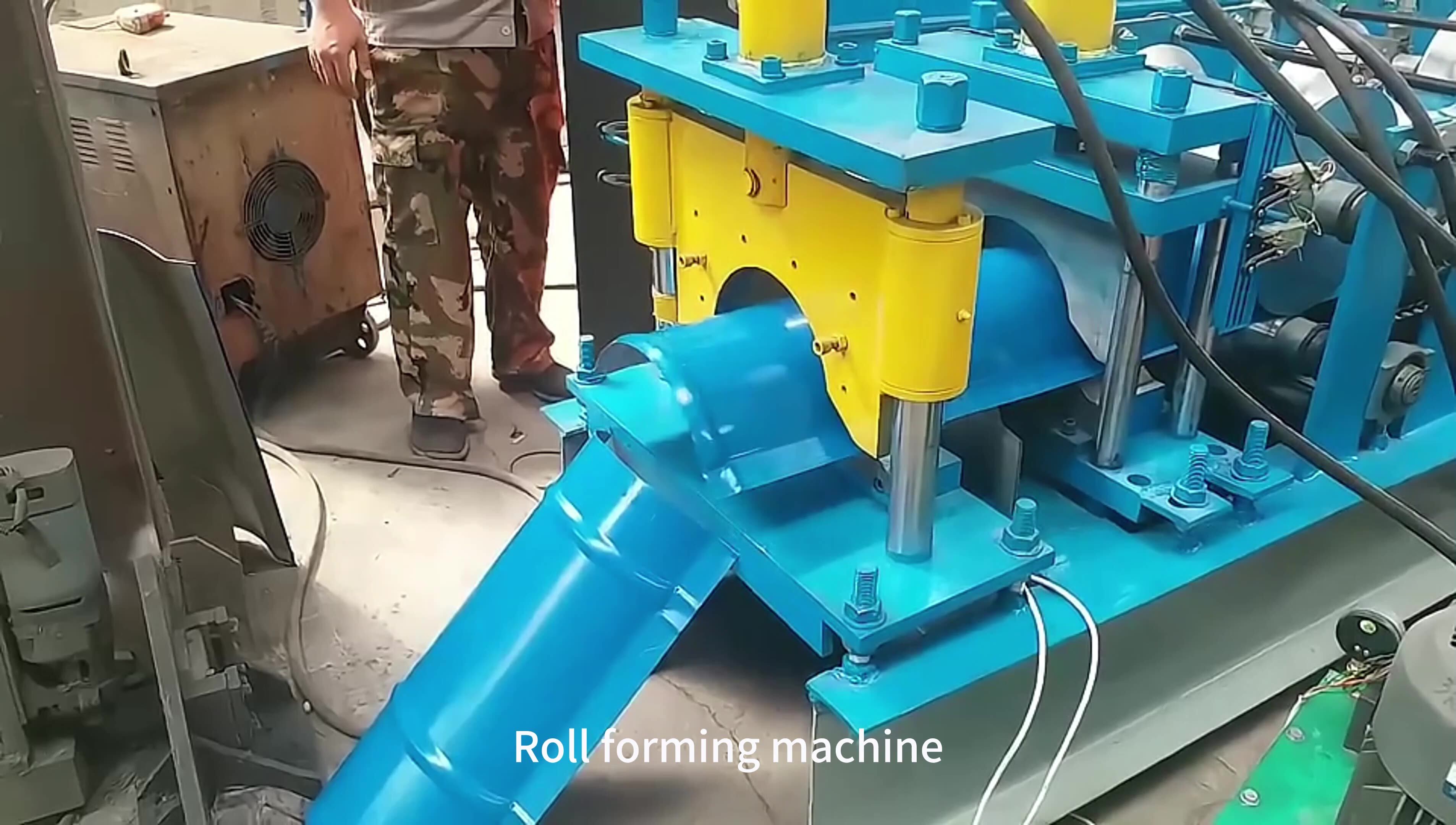 Steel Profile Bending Roof Ridge Manual Bending Machine Ridge Cap Tile ...