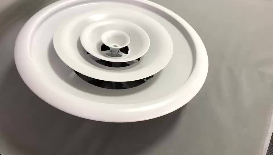 Hvac Aluminum Swirl Diffuser Blades Ceiling Round Swirl Air Diffuser ...