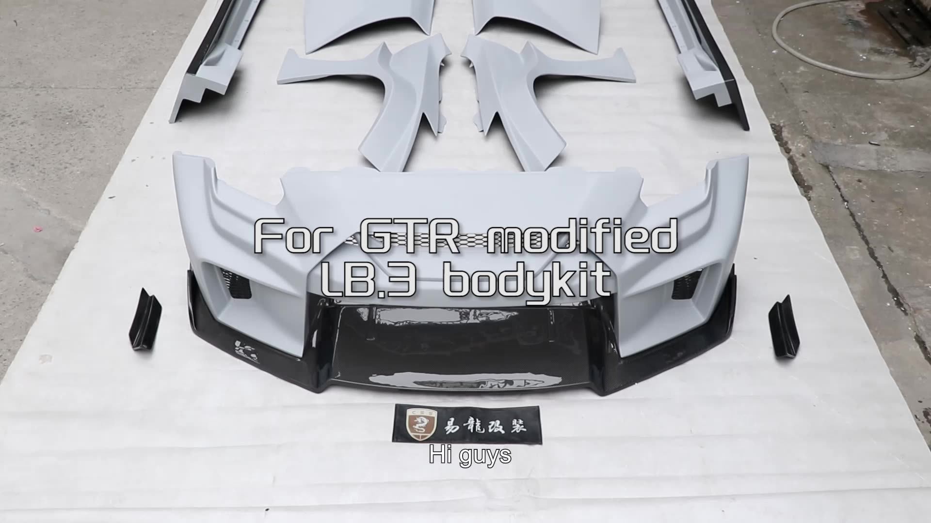 Gtr R35 Bodykit For Nissan Gtr Car Front Rear Bumper Assembly Side ...