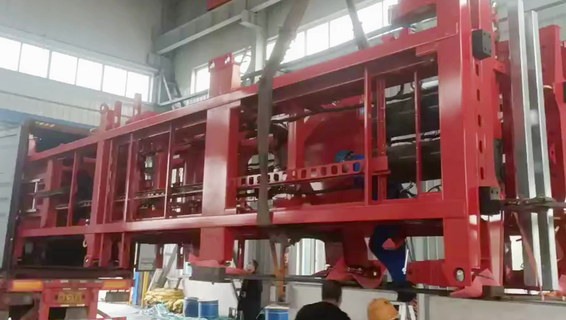 2 3 Axle 20ft 40ft Skeletal Container Chassis 45 Feet 50 Tons Skeletal ...