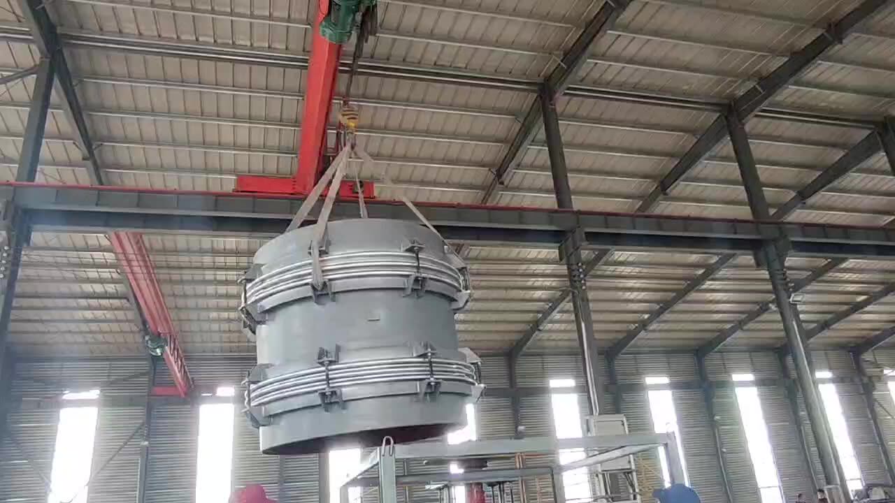 Axial Expansion Joint Fixed Flanges And Stainless Steel-bellows Joint ...