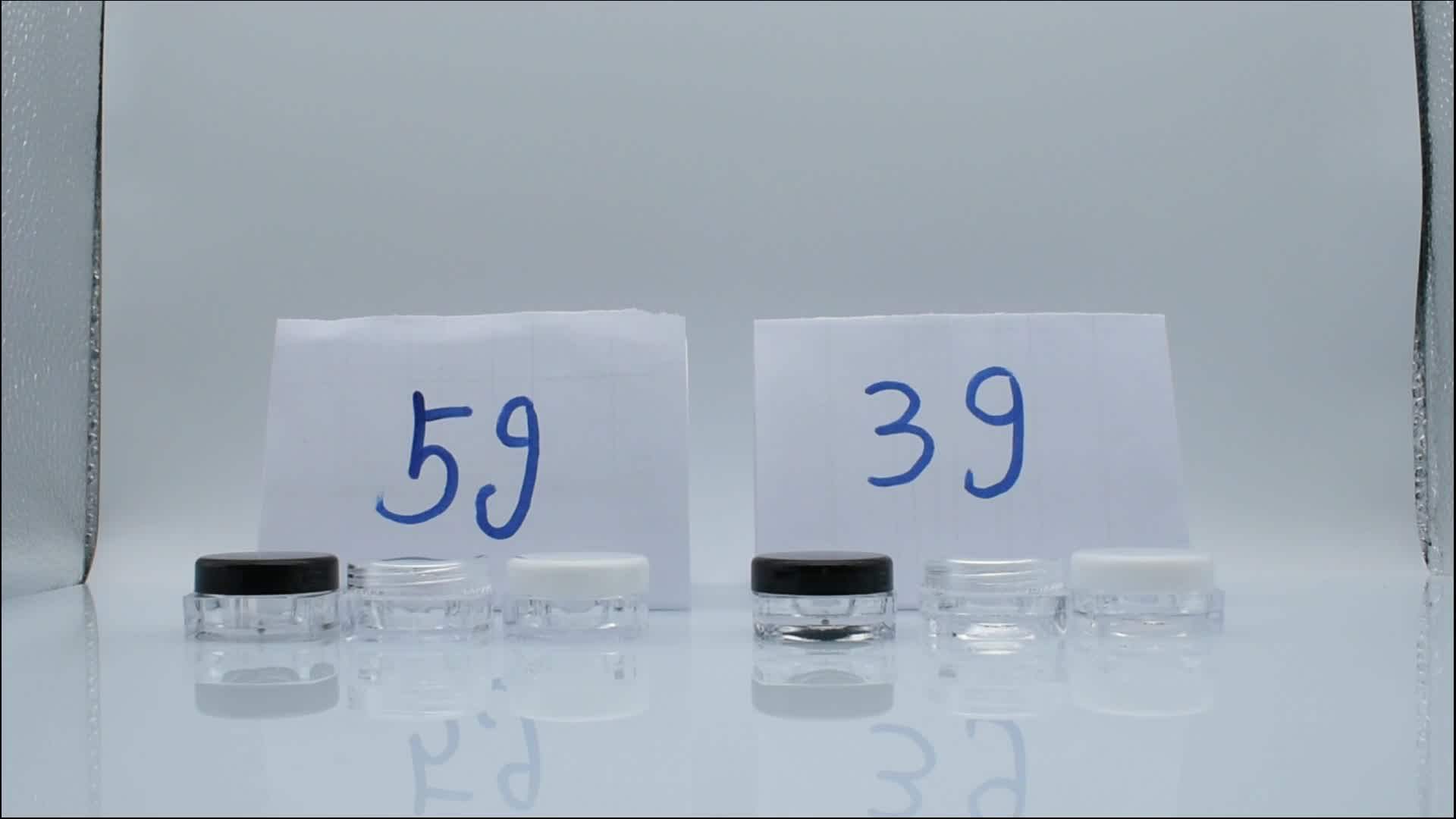 Low Price Fancy 2.5g 3g 10g 15g 20g 5g Plastic Cream Jar 10 Ml Plastic ...