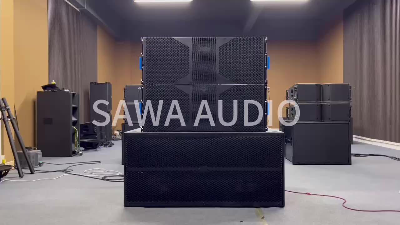 Dual 12 Inch 2 Ways Active Line Array Speaker Passive Sound System Professional Audio Rcf ...