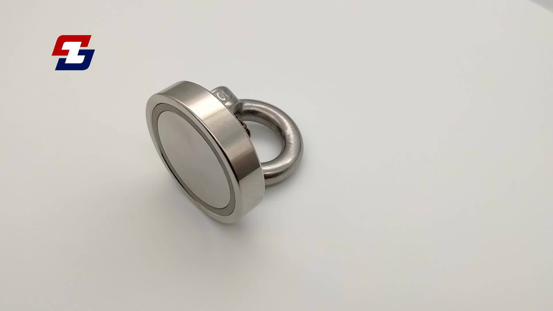 330 Ibs 150kg Single Side Strong Neodymium Fishing Magnet 60mm (2.36 ...