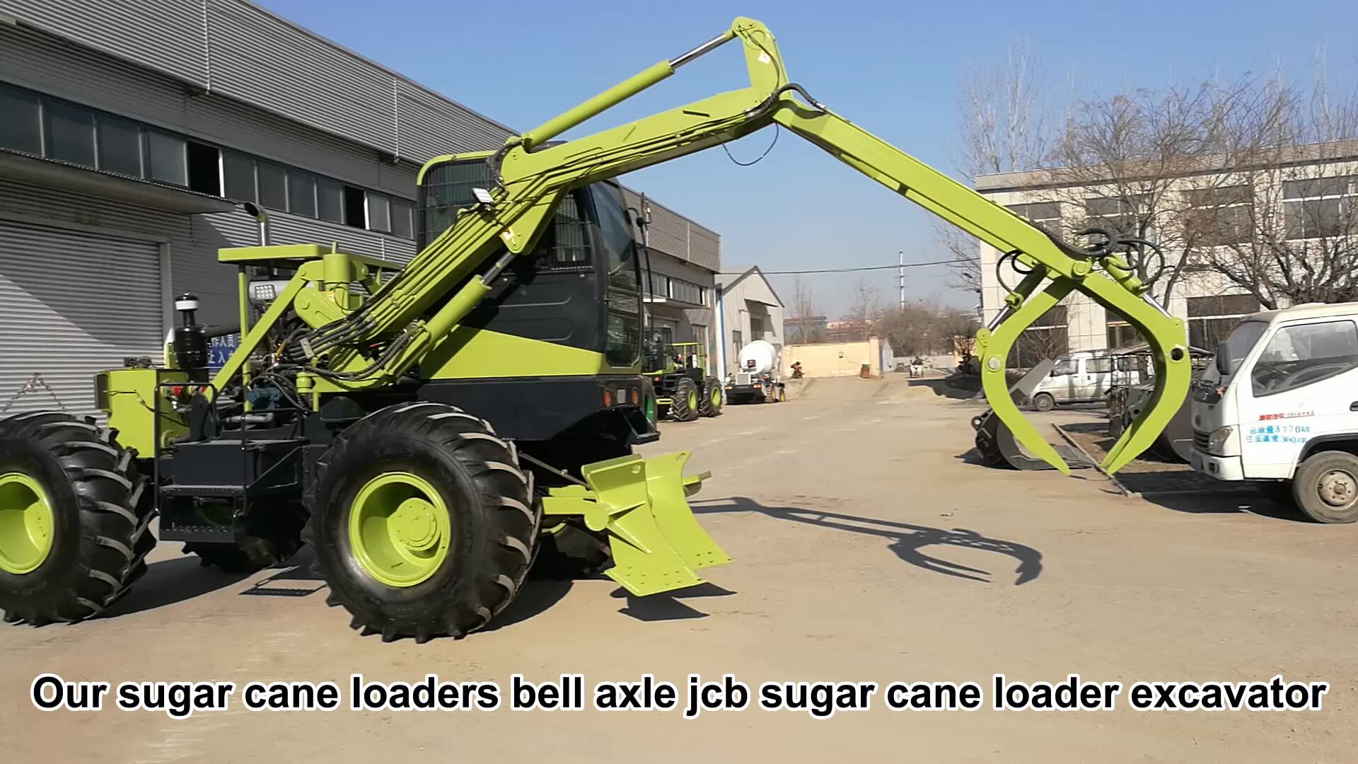 Factory Sales Hydraulic Lifting Arms Grab Attach Log Wood Grapple ...