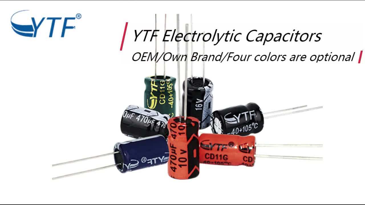 Ytf 10uf 400v 10uf Green Gf Series Dip Aluminum Led Electrolytic ...