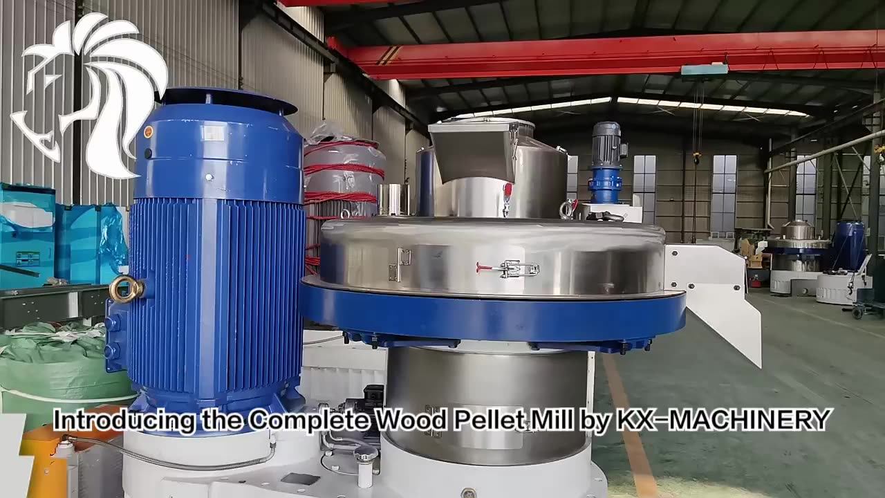 New Biomass Industrial Wood Sawdust Pellet Mill Maker Machine With ...