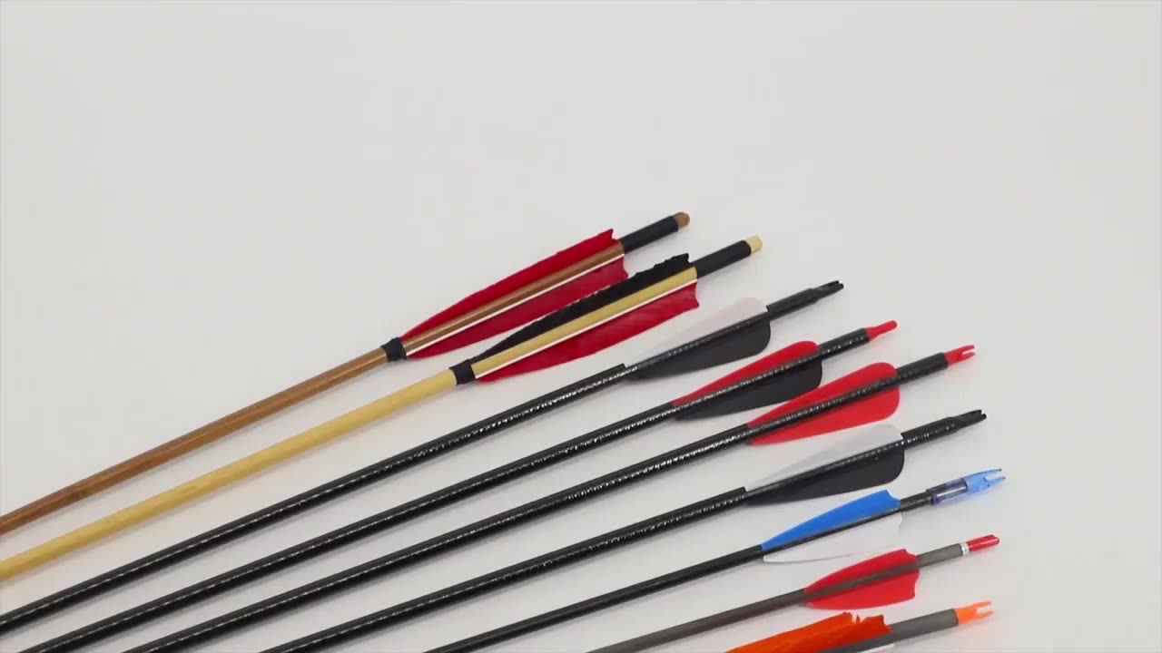 Spg Archery 8 Mm Fiberglass Arrow Hunting Compound Recurve Bow Target ...