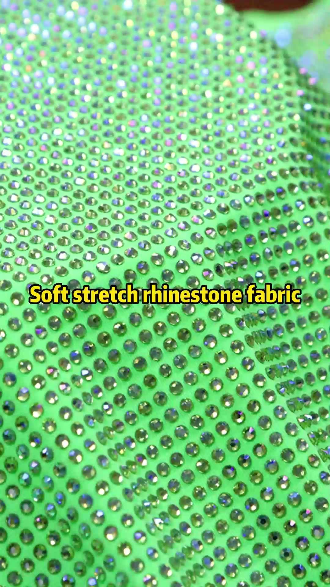 Fb001 Popular Stone Handmade Colorful Crystal Fabric Pearl Crystal ...