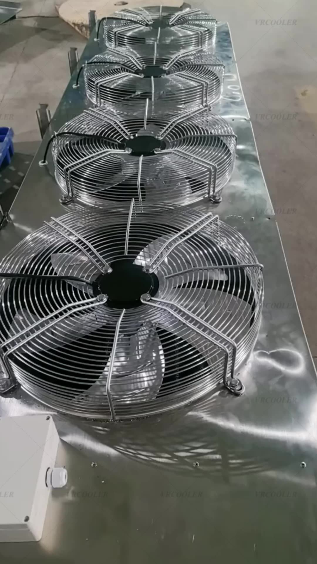 Dual Refrigeration Coils Flush Ceiling Mounted Unit Cooler For High ...