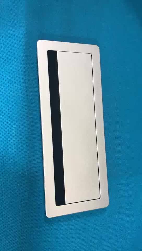 Integrated Damping Flip Mute Aluminum Grommet Box Conference Table ...