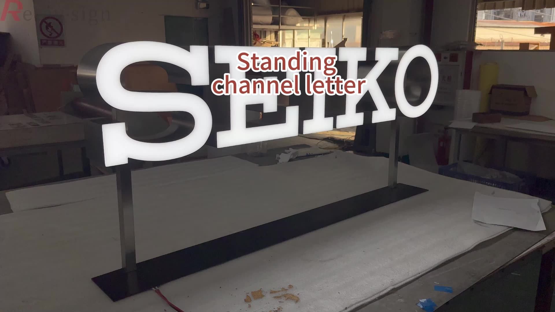 Custom Business Shop Signage Letters Led Front Lit Acrylic Channel ...