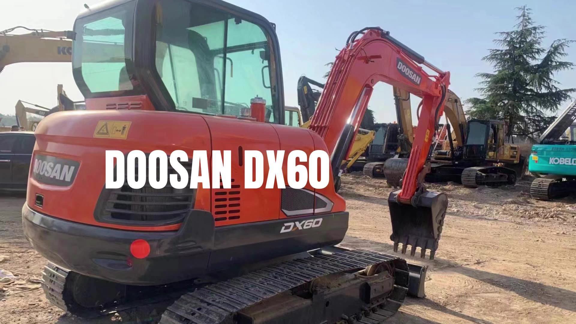 Dx60 Used 6t Doosan Hydraulic Crawler Excavator Mini Used Digger Used ...