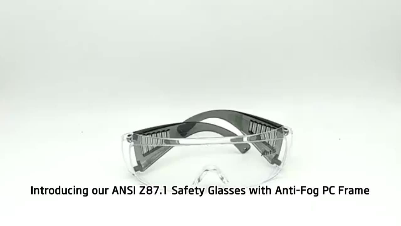 Ansi Z87.1 Safety Glasses With Anti-fog Pc Frame Eye Protection - Buy ...