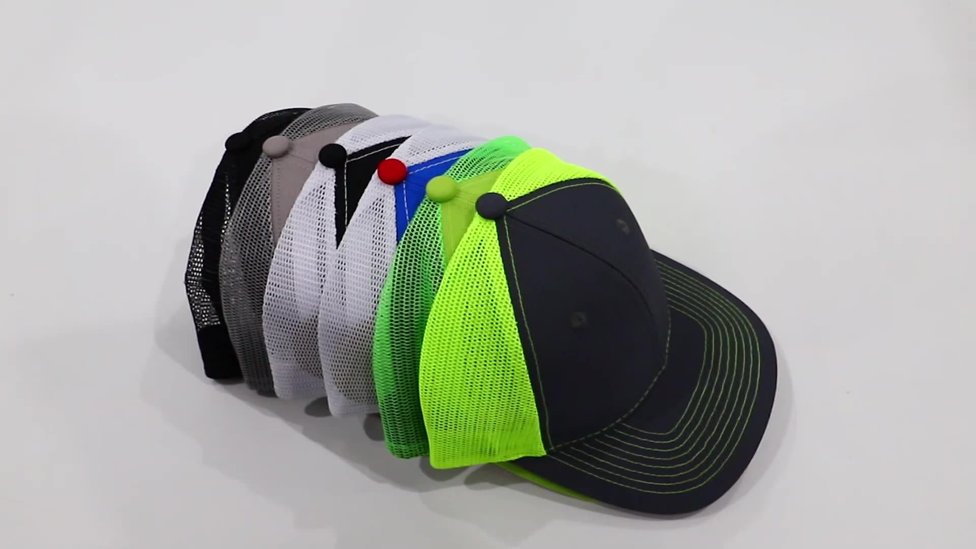 Custom Logo Classic Mesh Hat Factory Adjustable Plain Richardson 112 ...