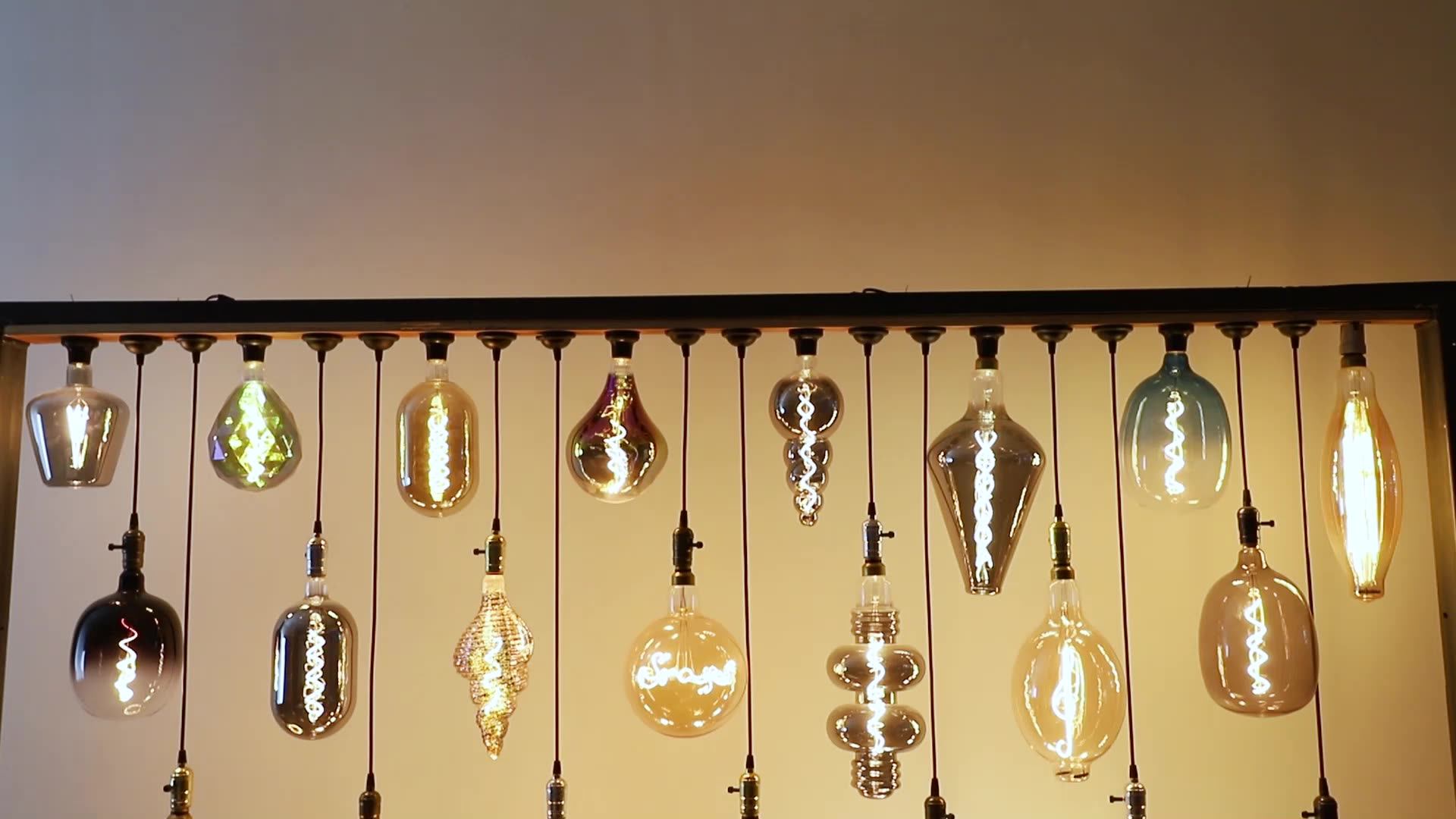 Oversized Edison Led Filament Bulb Vintage Style Extra Large Glass Lamp ...