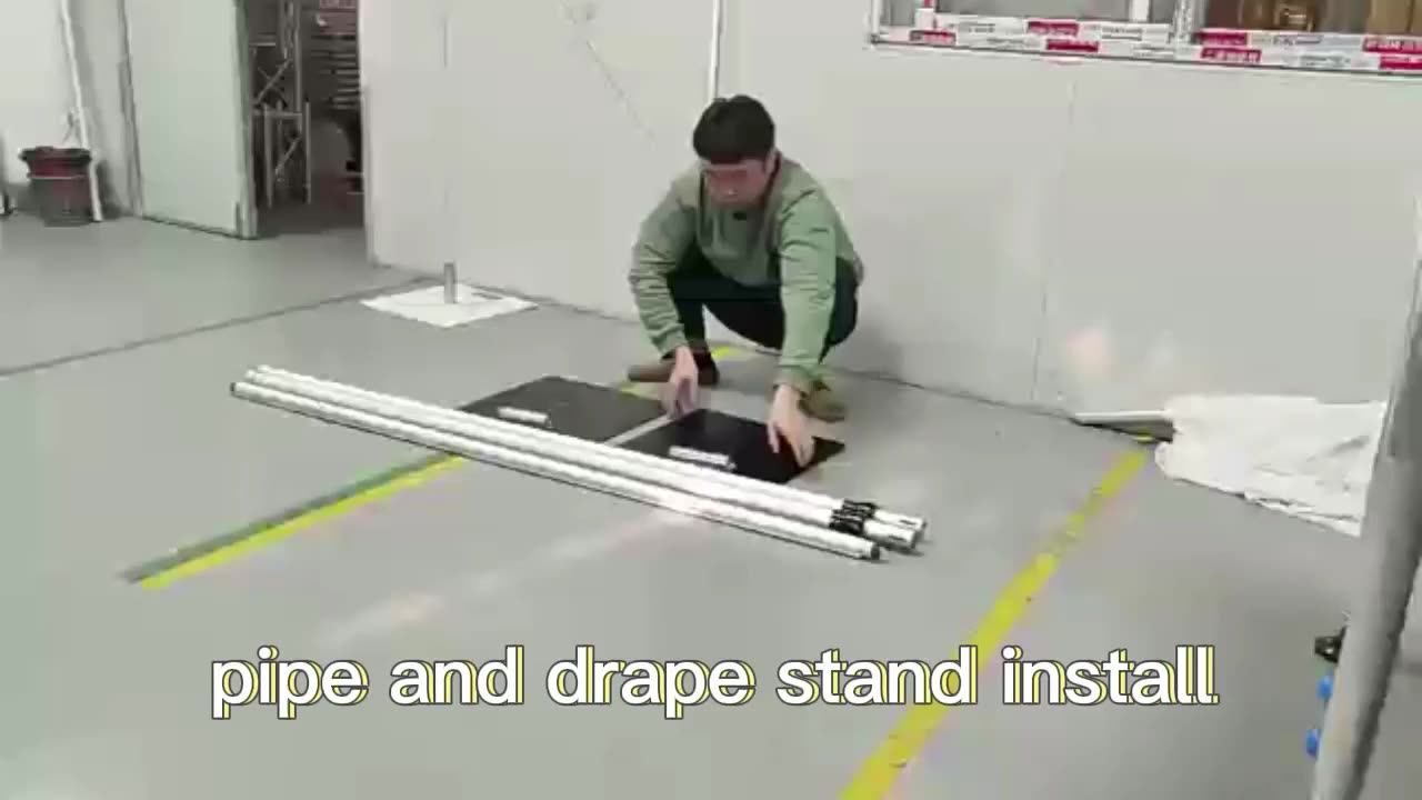 Double Crossbar Pipe And Drape Adjustable Frame Arch Backdrop Stand ...