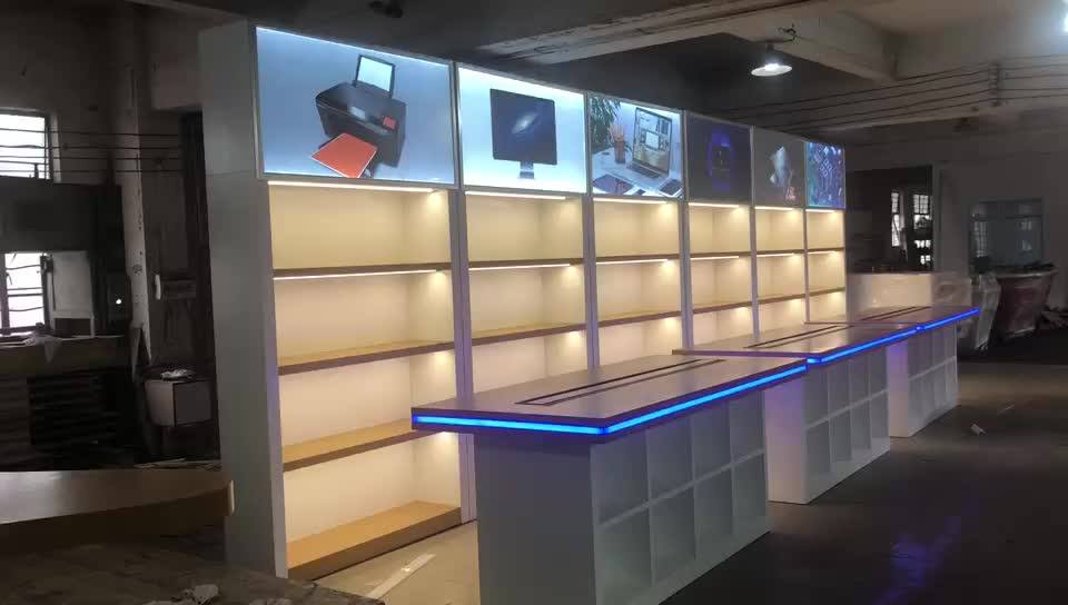 Pioneer Wooden Electronic Storage Cabinet Shopping Mall Computer Shop ...