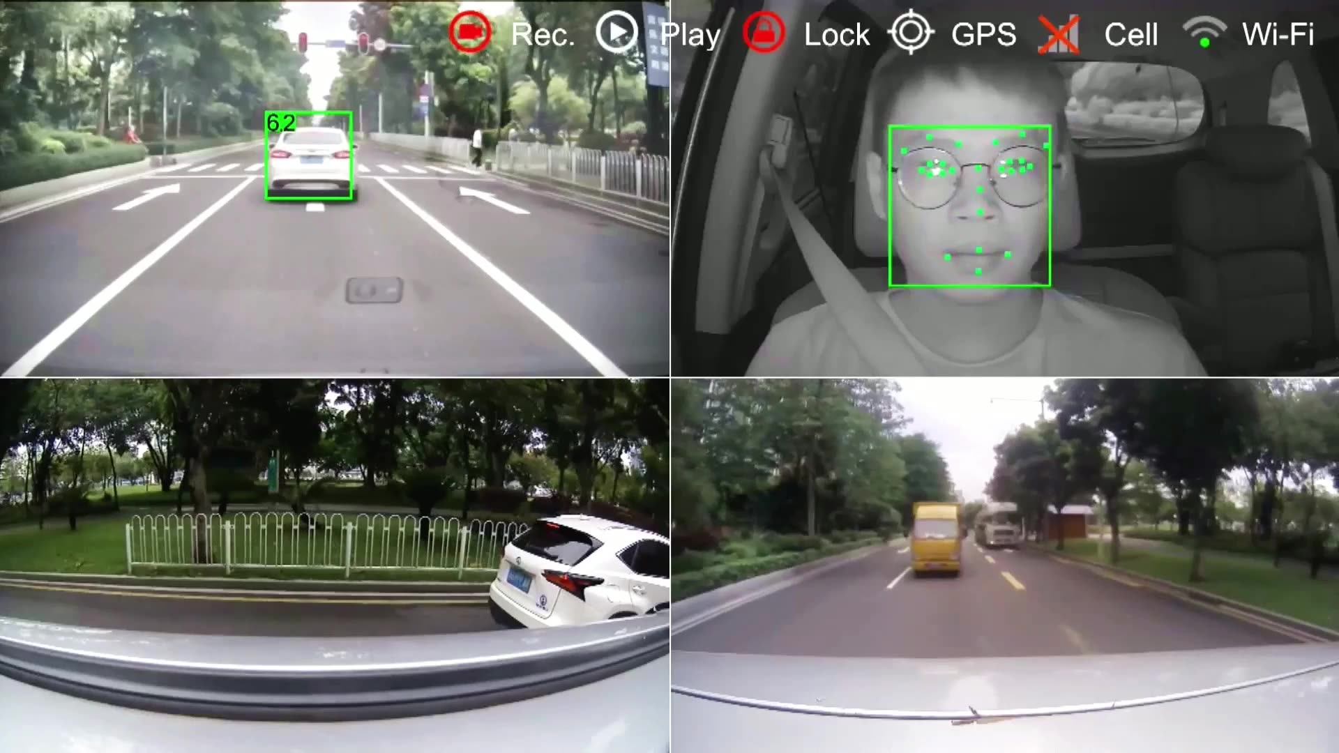 Stonkam Mdvr Camera For Semi Truck Mobile Dvr Kit 4g Gps For Trucks ...