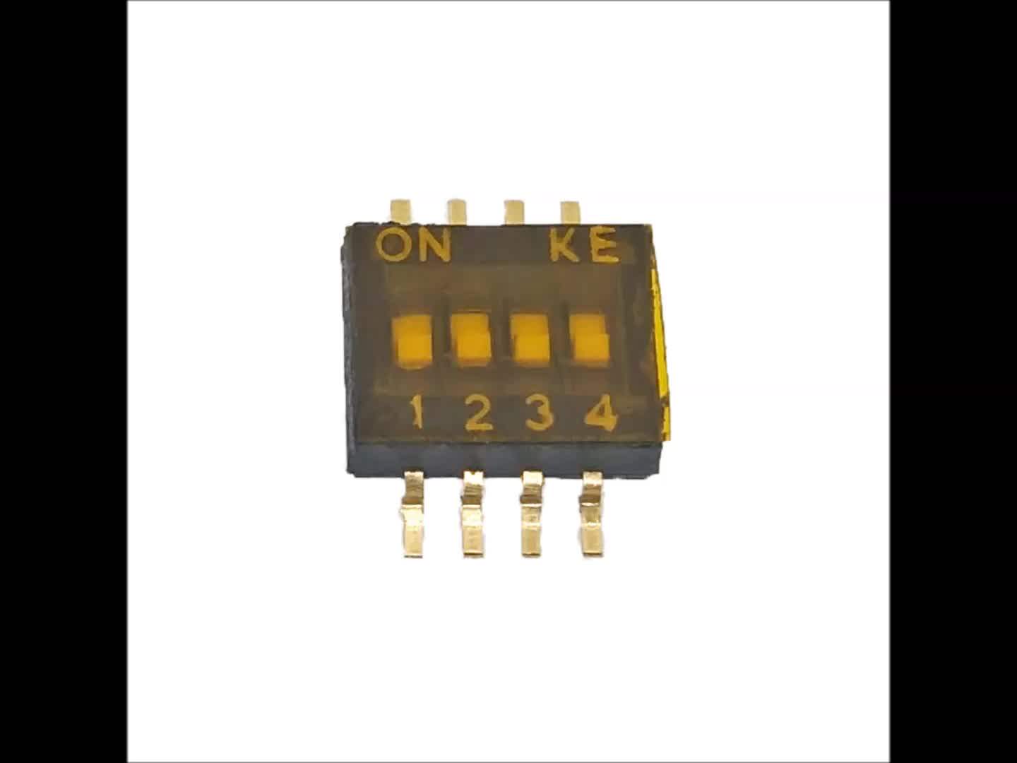 3 Way 6 Pin J Lead Smd 1.27mm Half Pitch Dip Switch - Buy Half Pitch ...